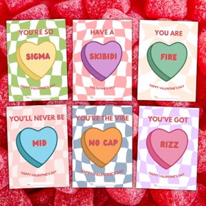 Slang Kids Valentine’s Day Cards, Funny Printable Classroom Valentine ...