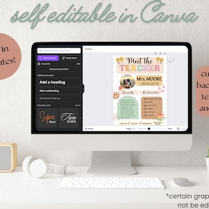Editable Meet the Teacher Pastel Template, Back to School Flyer, All ...