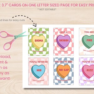 Slang Kids Valentine’s Day Cards, Funny Printable Classroom Valentine ...