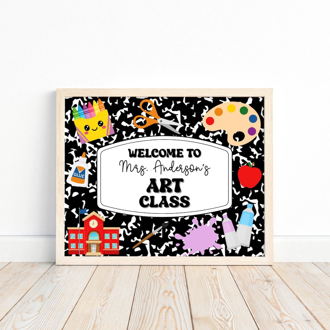 Editable Classroom Door Welcome Sign for Teachers, Printable Door Sign ...