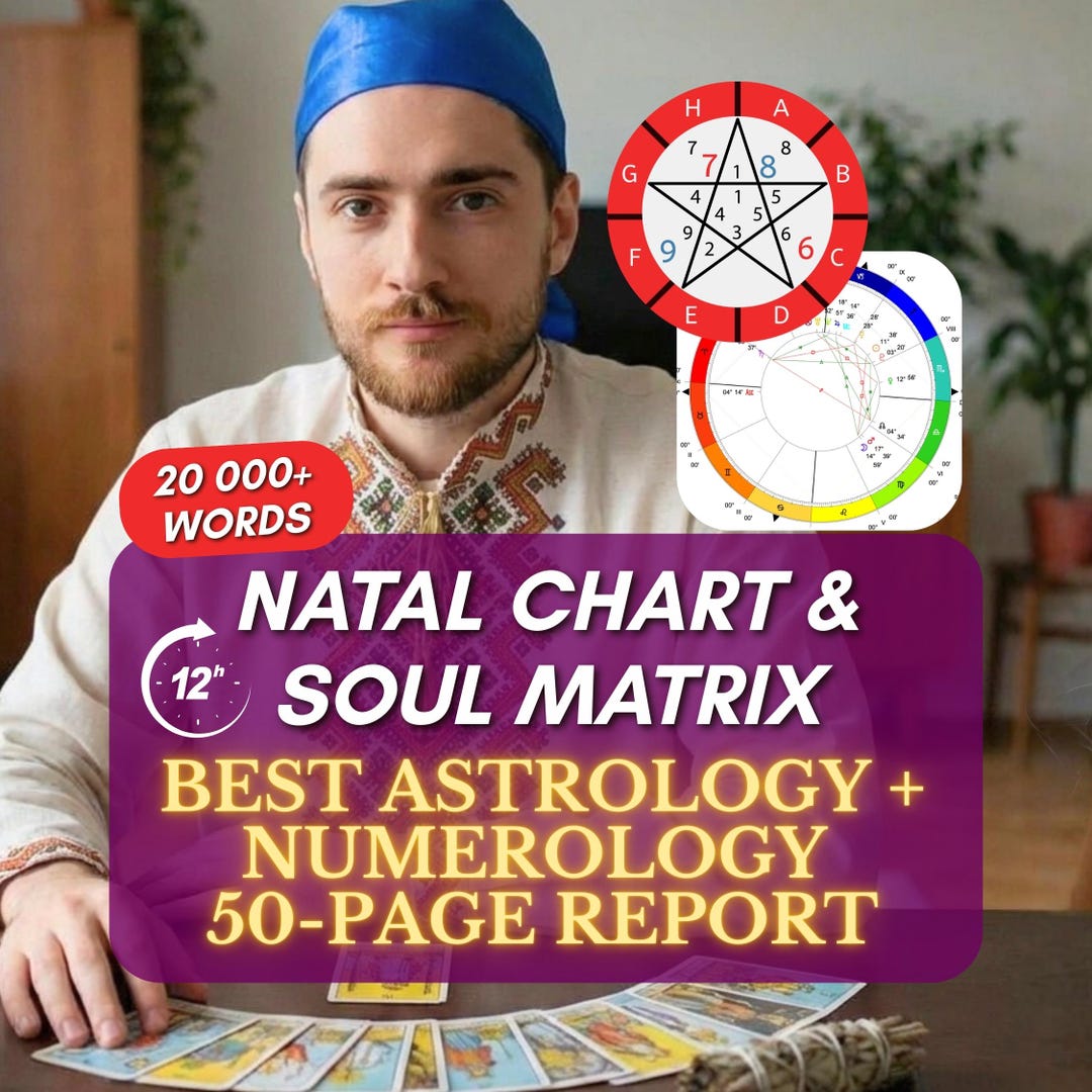 Detailed Natal Chart & Destiny Matrix Reading, Astrology Compatibility ...