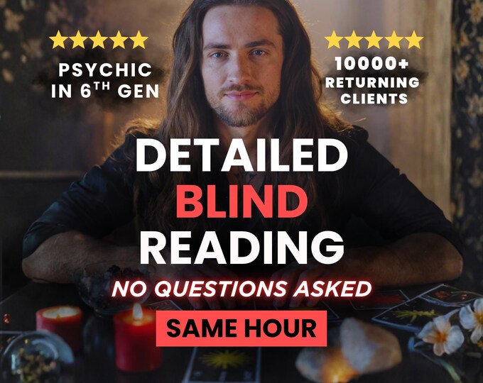 Very Detailed Blind Reading, Accurate Love Reading, Same Day Reading ...