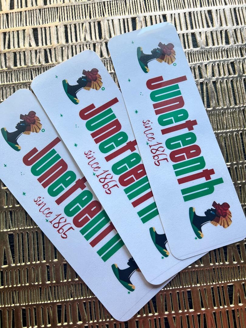 Juneteenth Bookmark - Etsy