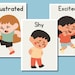 Emotions Flashcards for Kids | Colorful A4 Printable Flashcards | 20 ...
