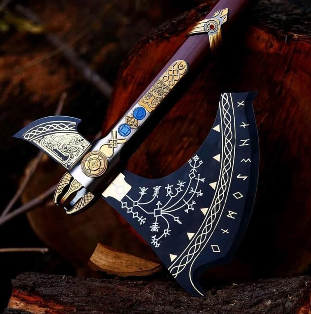 New Edition God of War Leviathan Axe, Handmade Leviathan Axe Replica ...