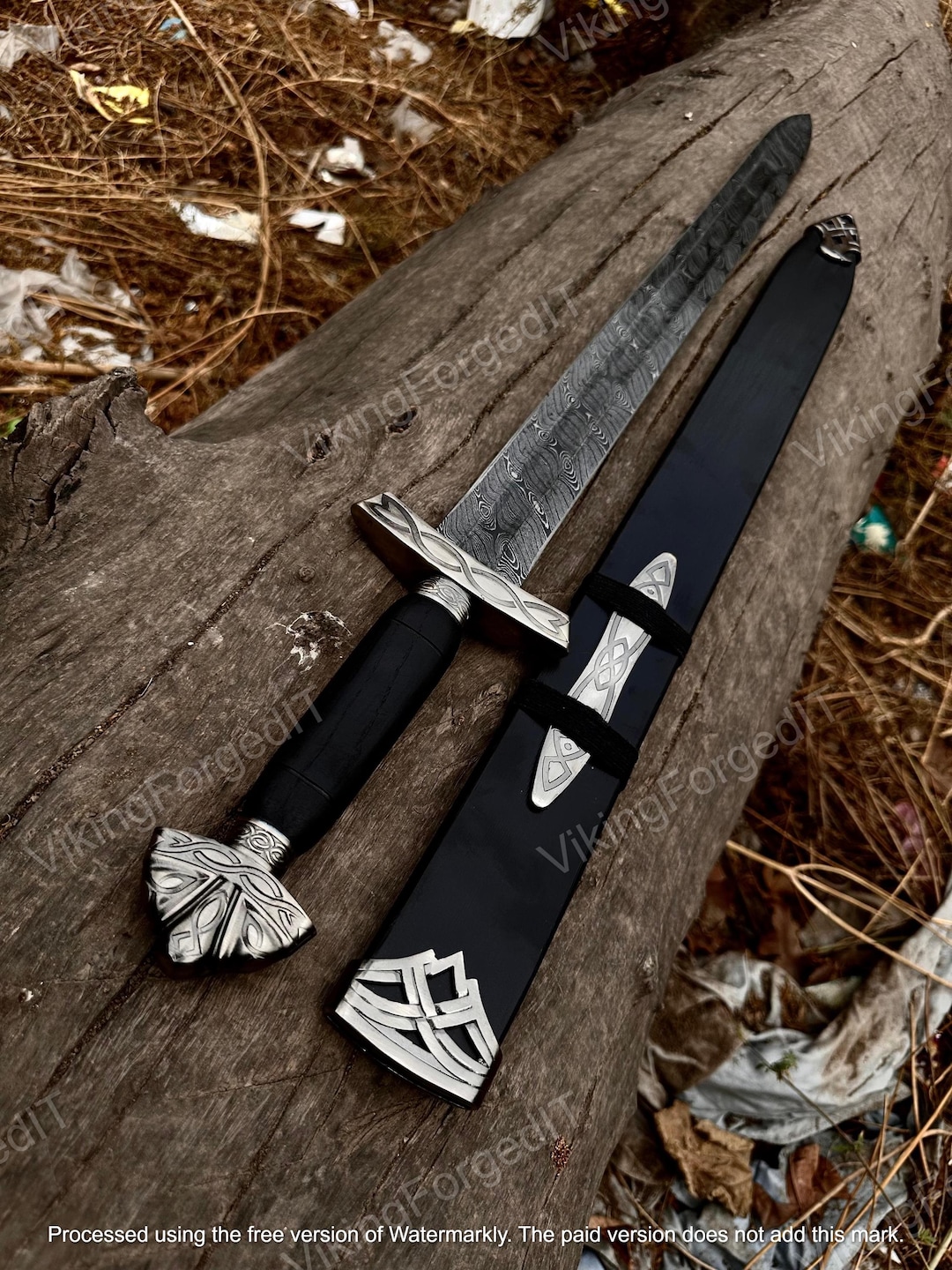 Viking Sword, Damascus Sword ,hand Forged Sword, Long Sword, Sword ...