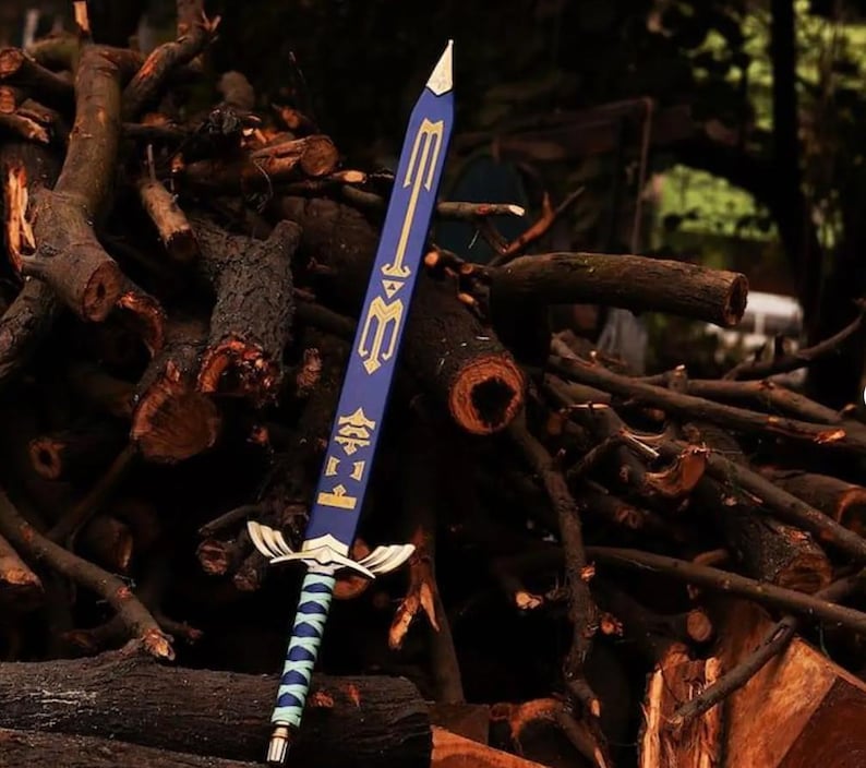 Handmade Zelda Sword With Shield, Replica Swords, Sword With Scabbard ...