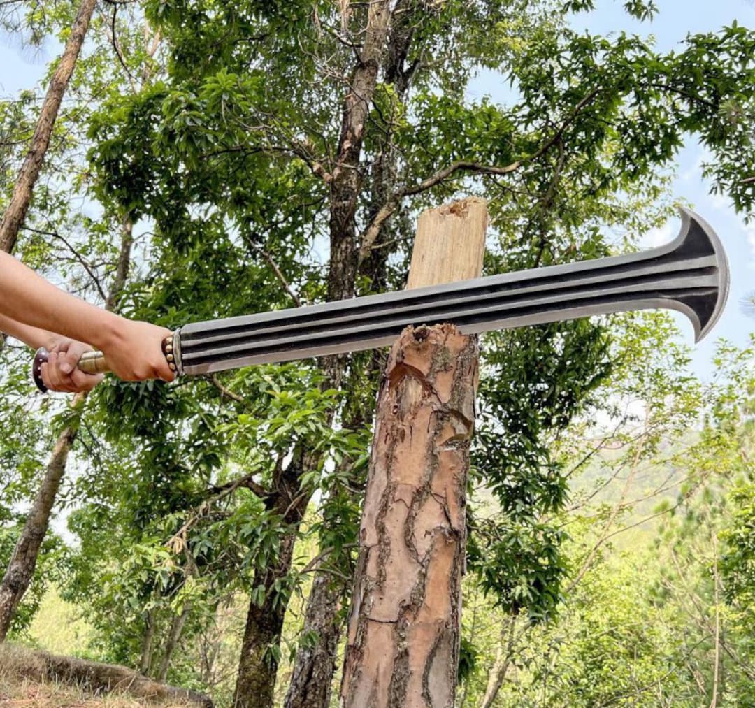 Handmade Konda Ikakalaka Sword Functional 5160 Carbon Steel Blade ...