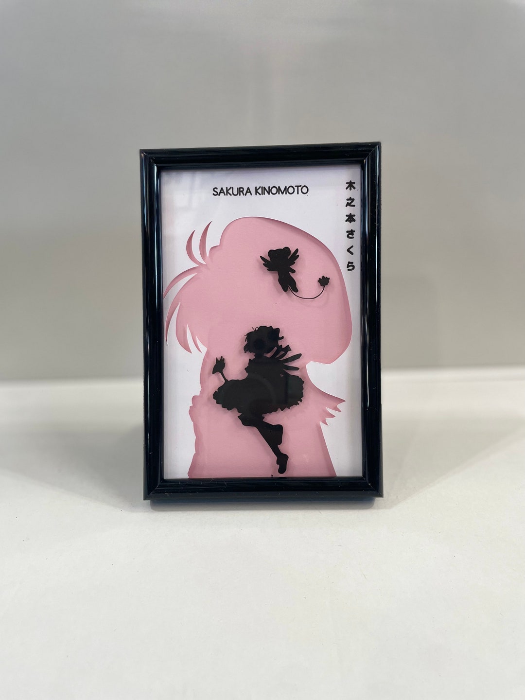 SAKURA CARDCAPTOR Art Shadowbox 3D hecho a mano REGALO gift para anime ...