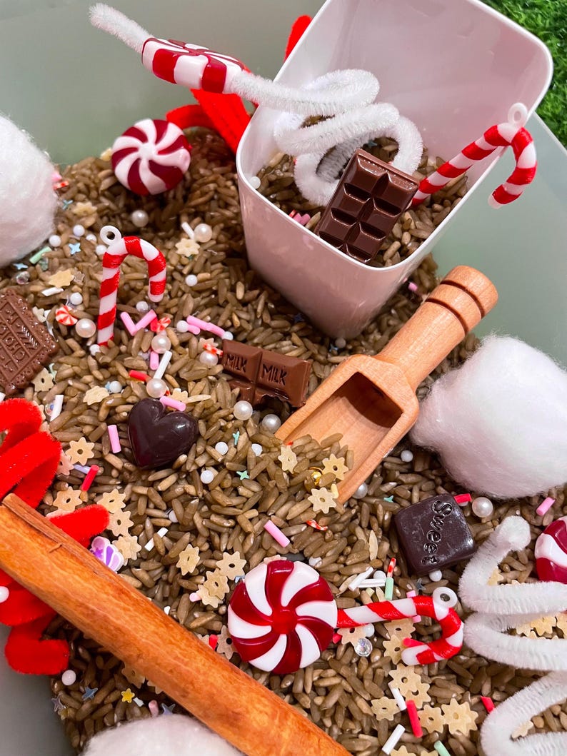 Hot Cocoa Sensory Pack, Sensory Bin Pack, Busy Box Pack, Sensory Play ...