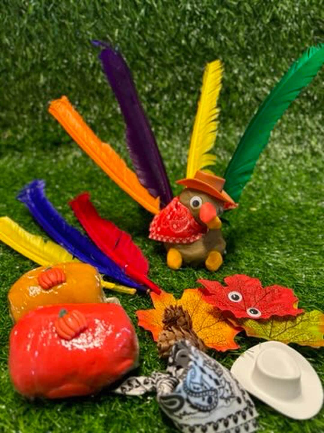 Thanksgiving Sensory Playdough Kit, Turkey Build, Fall Theme - Etsy