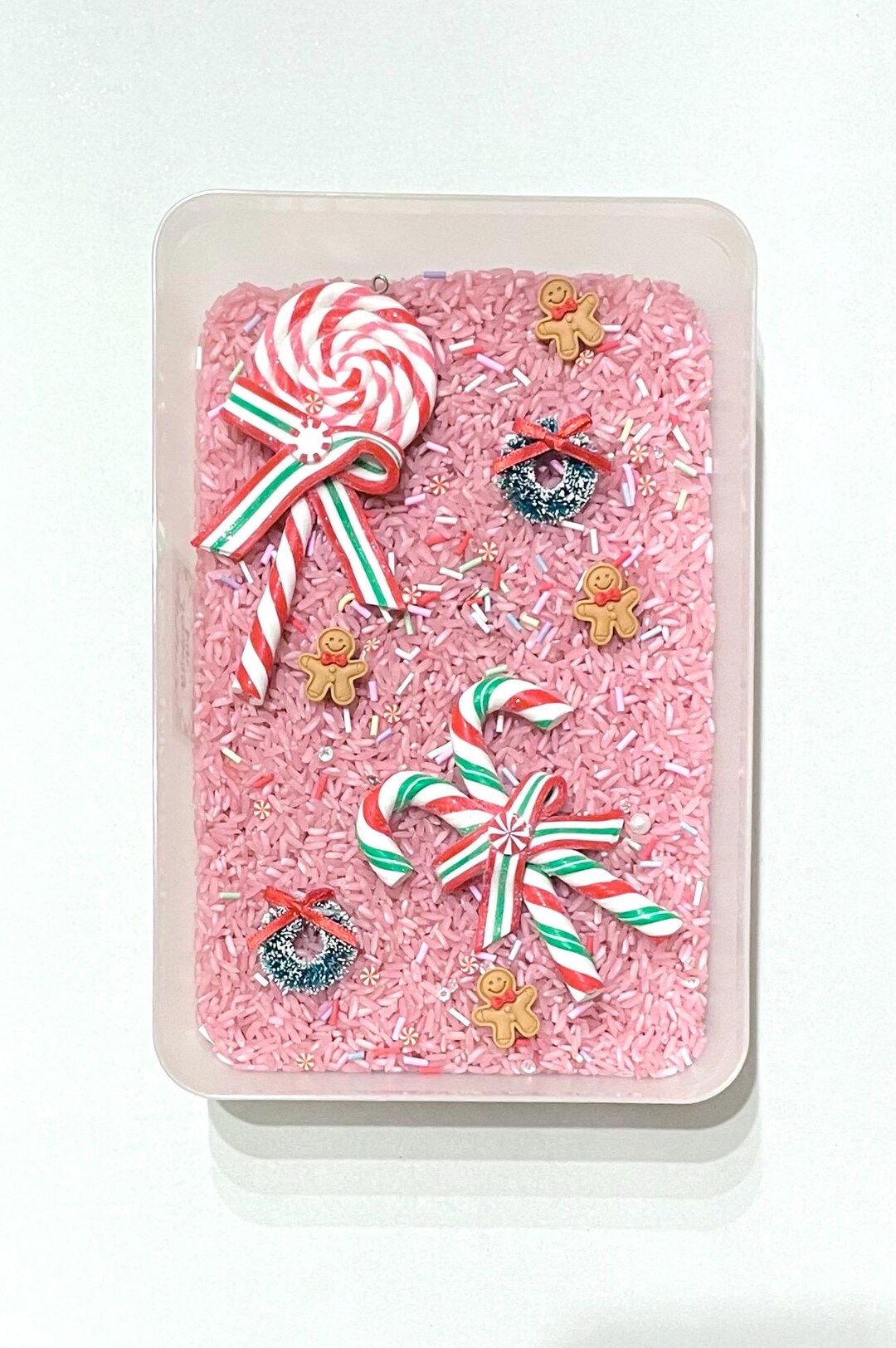 Christmas Pour and Play, Pink Christmas Sensory Pack, Sensory Bin Pack ...