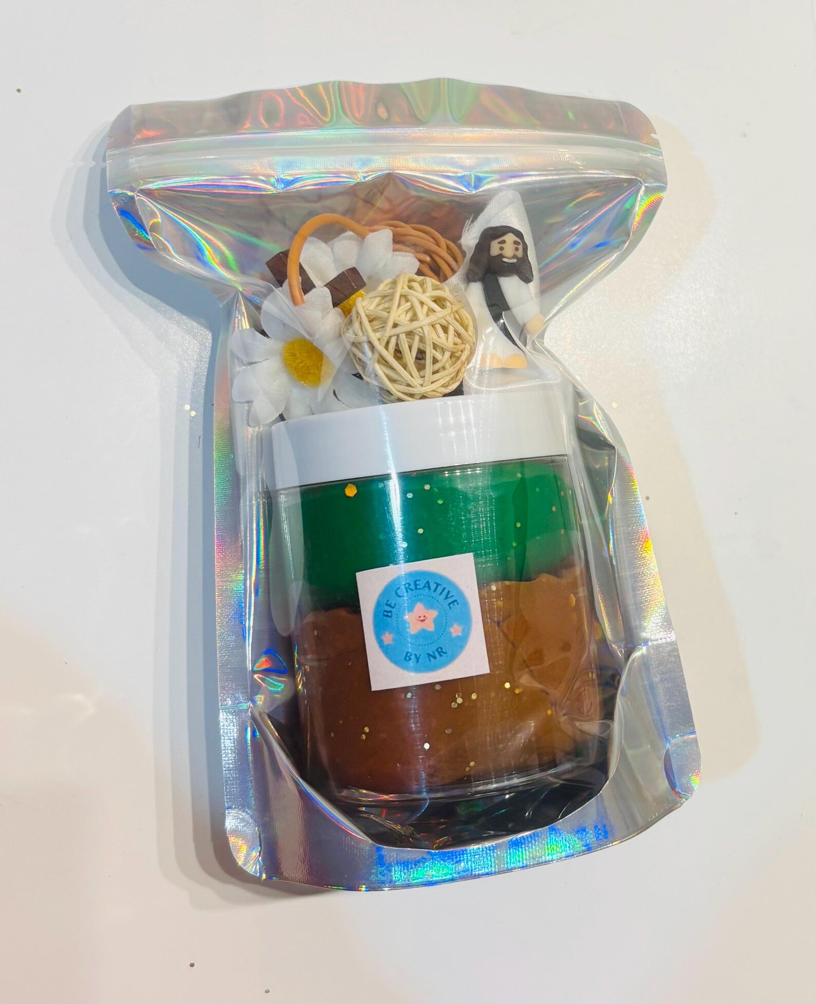 Resurrection Playdough Jar | Easter Sensory Dough Jar Kids | Christian ...