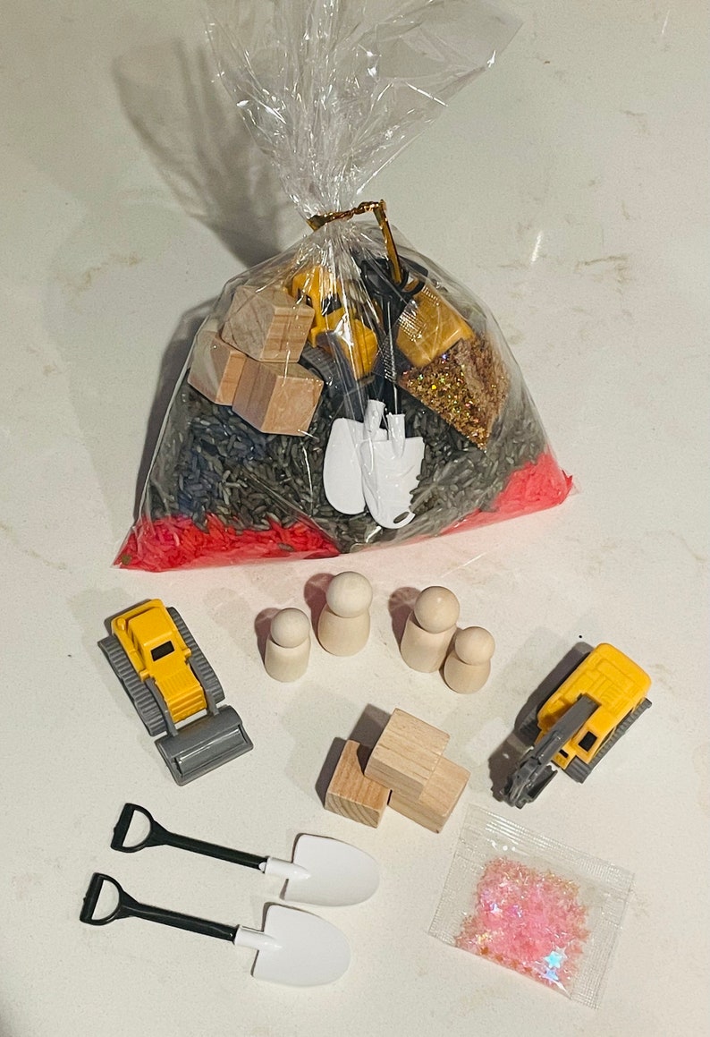 Rice Sensory Bins and Packs in Different Themes - Etsy