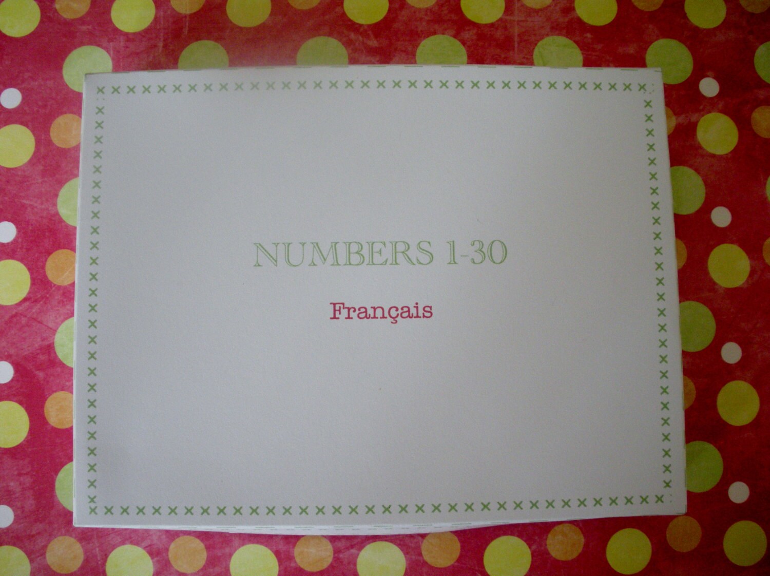 Printable French Number Cards 1-30 Digital Download Primary Learning ...