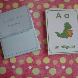 French Alphabet Flash Cards A-Z Digital Download and Printable From ...