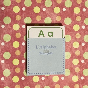 French Alphabet Flash Cards - A-Z | Educational | Pre-school | Digital ...