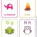French Alphabet Flash Cards - A-Z | Educational | Pre-school | Digital ...