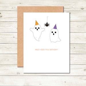 Halloween Birthday Card Have a Boo-tiful Birthday Fun Halloween Card ...