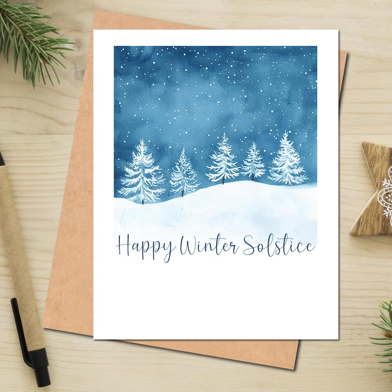 Winter Solstice Cards - Etsy