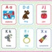 English Alphabet Flash Cards A-Z Educational Pre-school Early Learner ...
