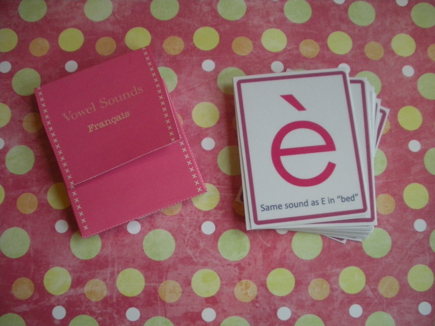 French Vowel Sound Flash Cards, Set of 9 Sounds Digital Download ...