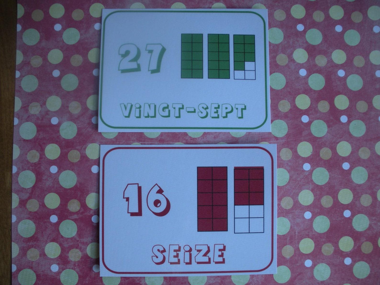 French Number Flash Cards Printable 1–30: Bilingual Primary Math Cards ...
