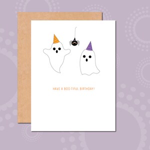 Halloween Birthday Card Have a Boo-tiful Birthday Fun Halloween Card ...