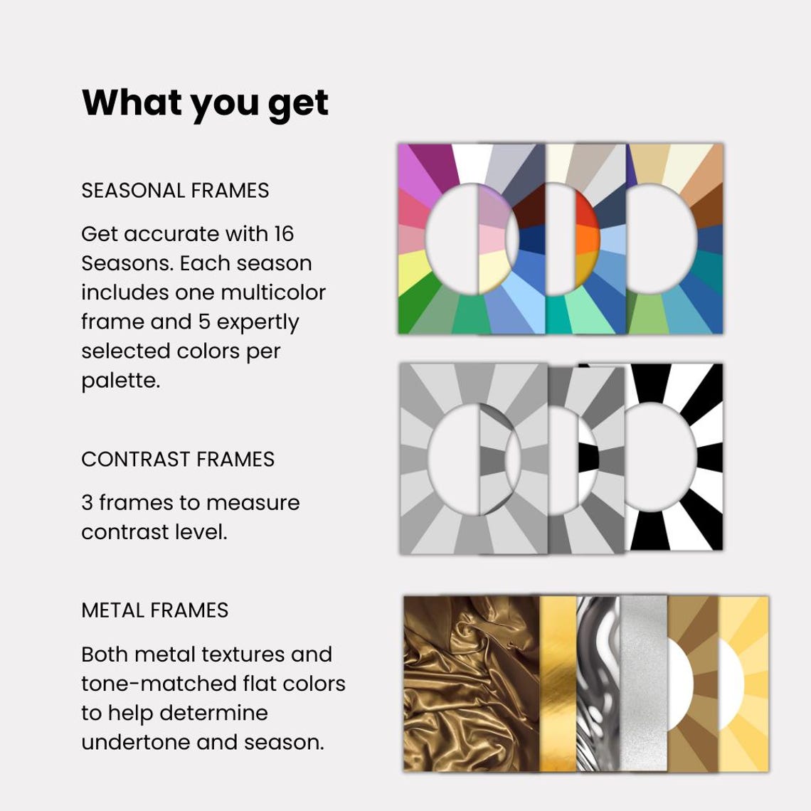 DIY Color Analysis Kit | 16 Season Color Analysis Digital and Printable ...