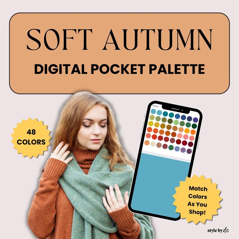 Soft Autumn Color Palette | Instant Download Digital Soft Autumn Color ...