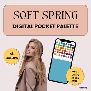 Soft Spring Color Palette | Instant Download | From the 16 Season Color ...