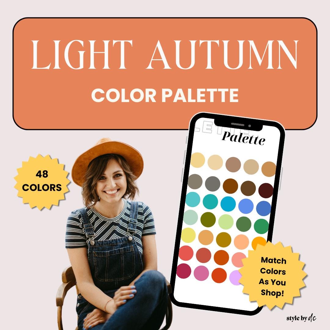 Light Autumn Color Palette | Instant Download | From the 16 Season ...
