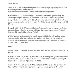 Goal Setting for Student Success (20 Page Workbook) - Etsy