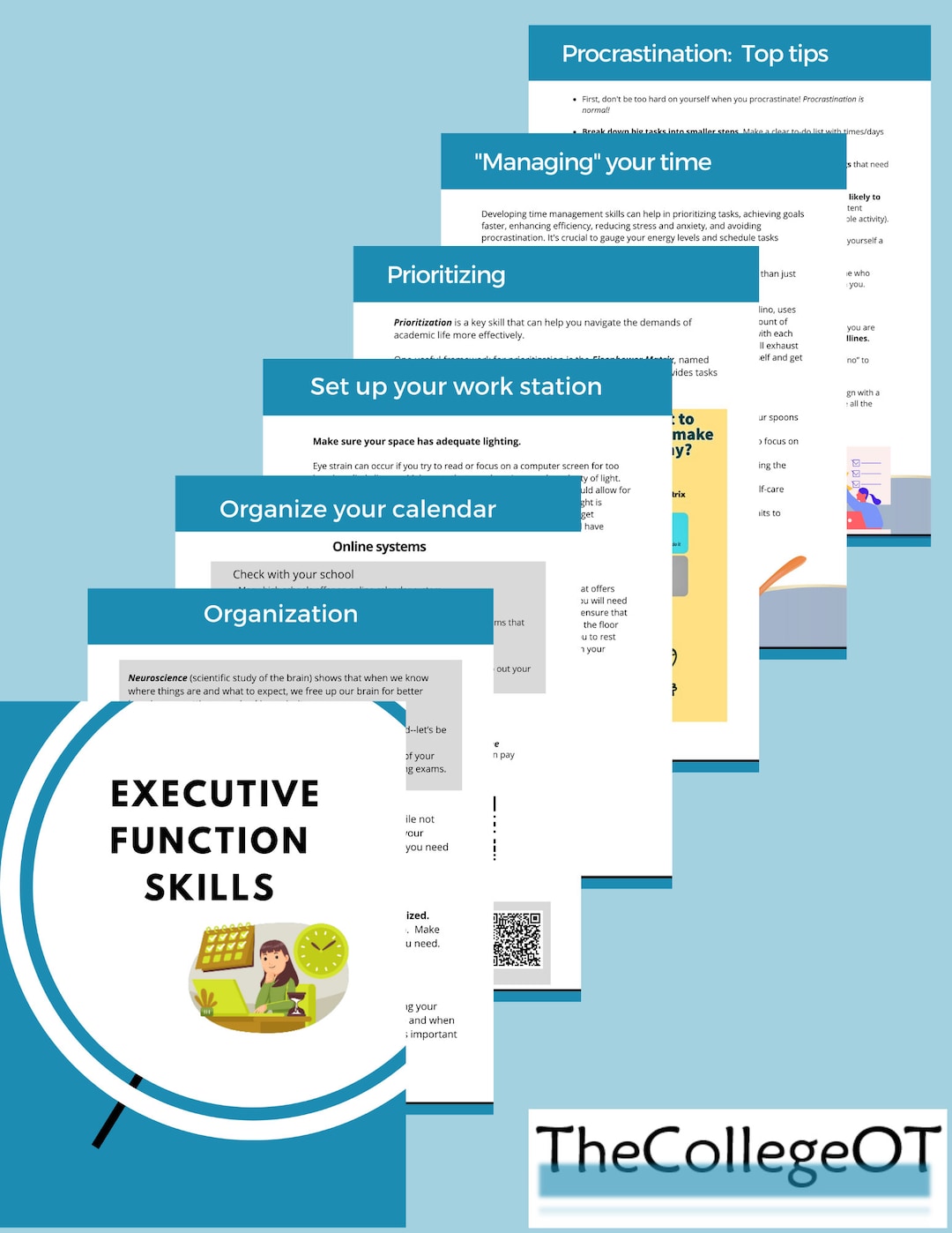 Executive Function Skills - Tips for Student Success (32 Pages) - Etsy