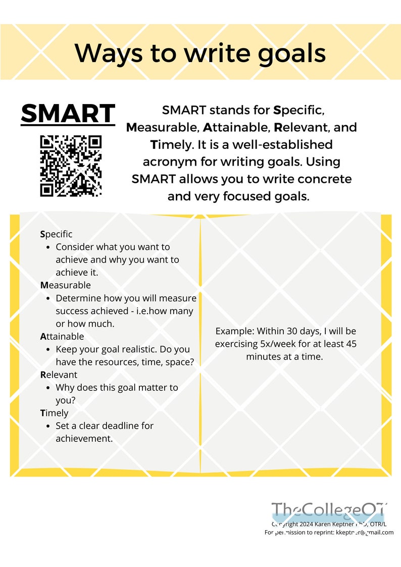 Goal Setting for Student Success (20 Page Workbook) - Etsy