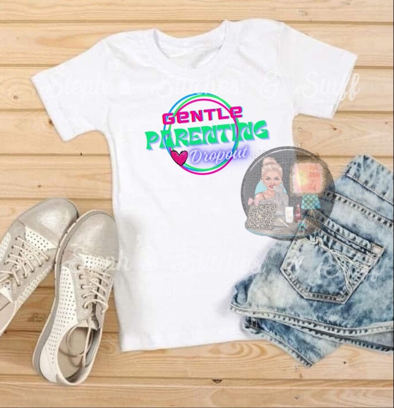 Sublimation Designs, DTF Prints, Gentle Parenting Dropout, PNG ...