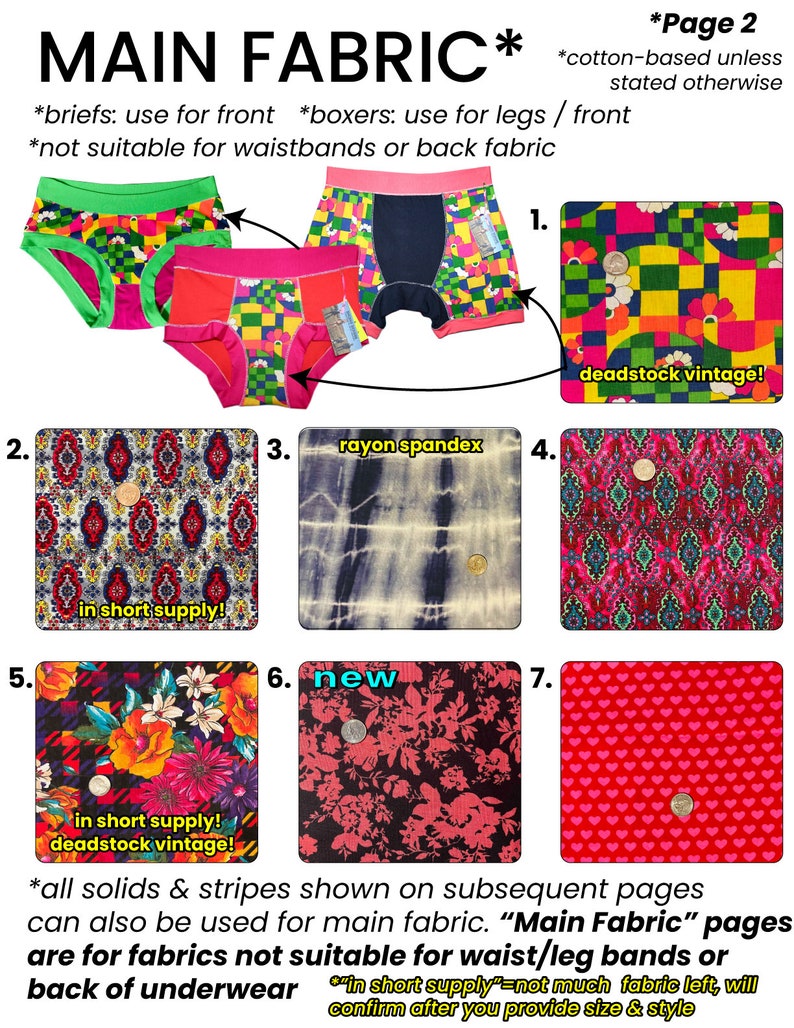 Custom Unisex Boxer Briefs Mens ALL Sizes HANDMADE UNDERWEAR Made to ...