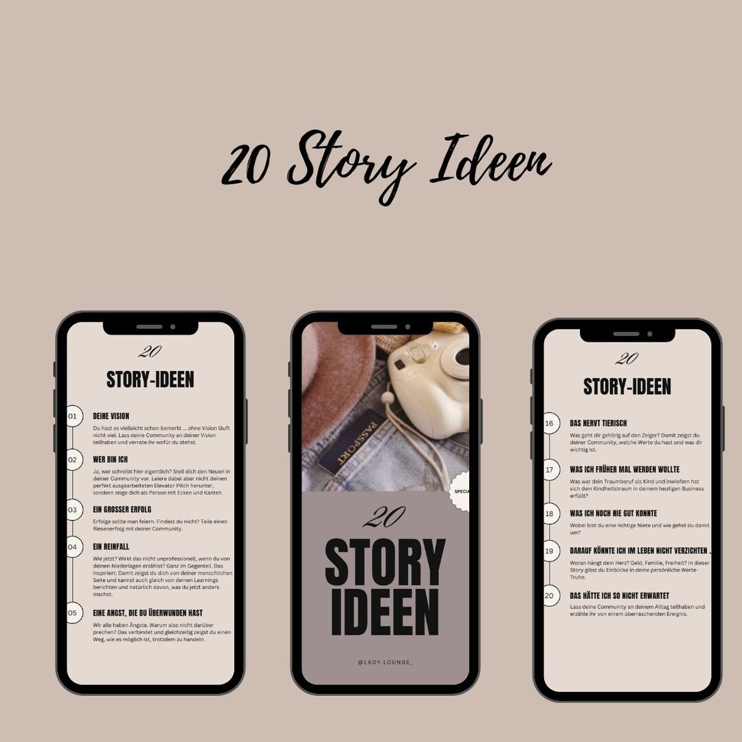 20 Story Ideas Instagram, Facebook, Tiktok - Etsy