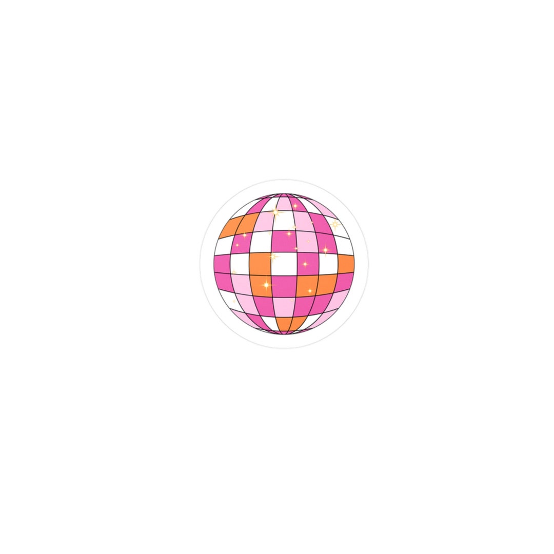 Disco Ball Vinyl Sticker - Etsy