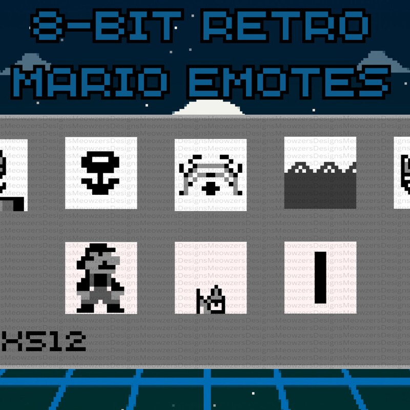 8 Bit Mario - Etsy