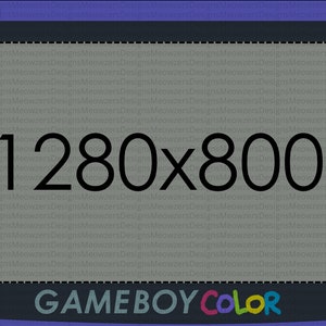 Game Boy Color Handheld Retro Classic Video Game 8-bit Streaming ...