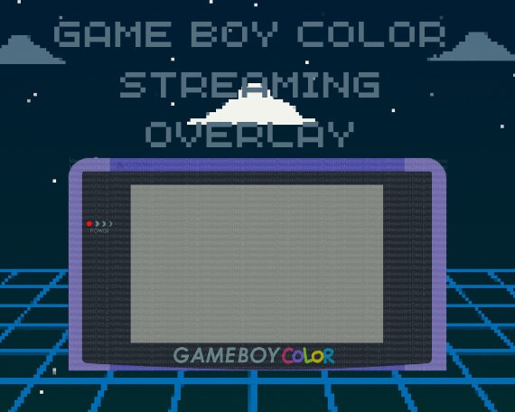 Game Boy Color Handheld Retro Classic Video Game 8-bit Streaming ...