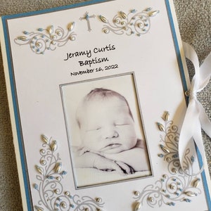 Personalized Gift, Baptism, Baby Gift, Photo Album, Christening, First ...