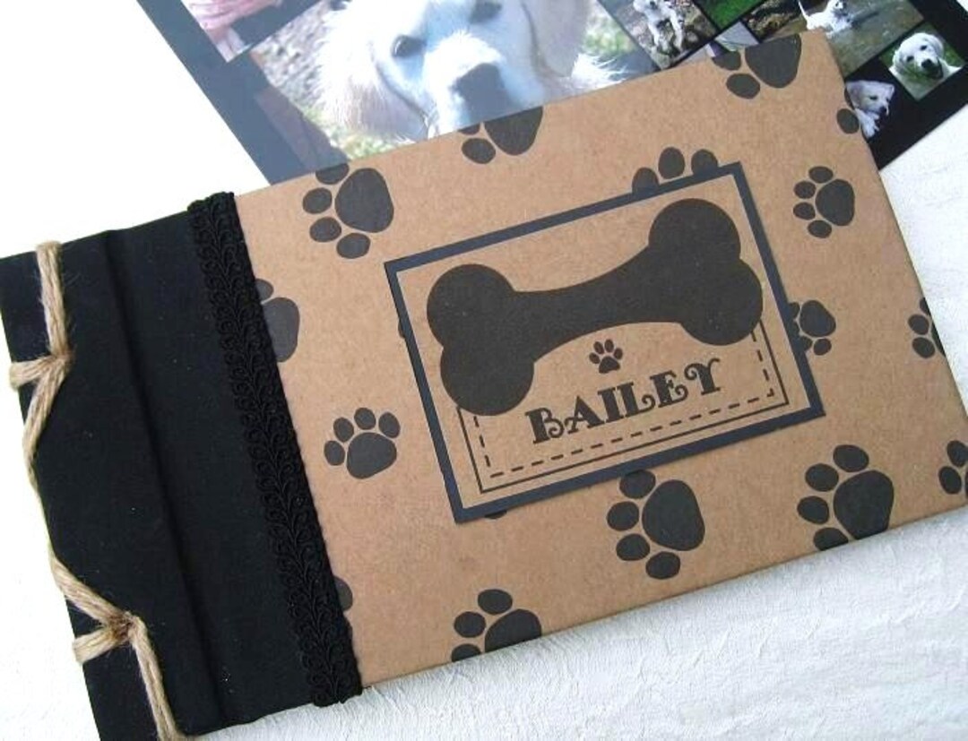 Dog Book, Personalized Pet Photo Album, Dog Gift, New Puppy Gift ...