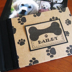 Dog Book, Personalized Pet Photo Album, Dog Gift, New Puppy Gift ...
