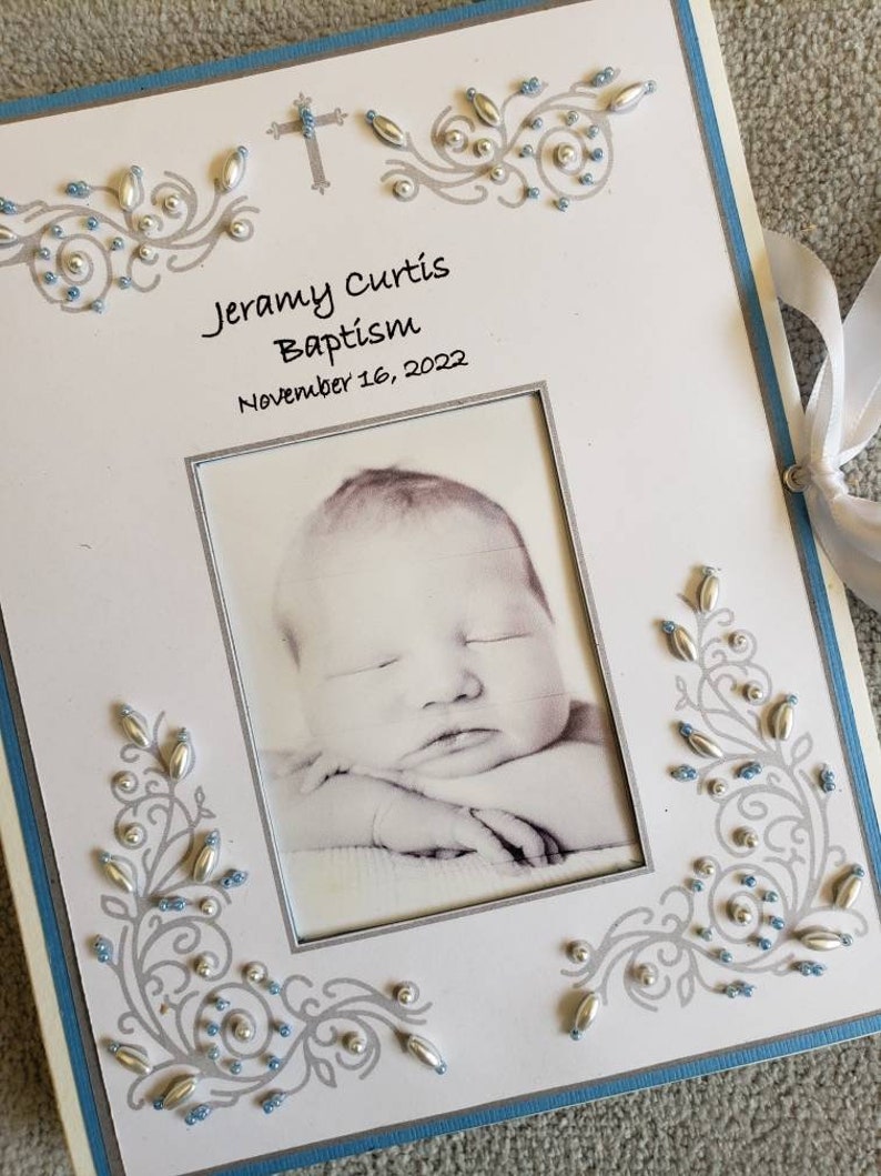 Personalized Gift, Baptism, Baby Gift, Photo Album, Christening, First ...