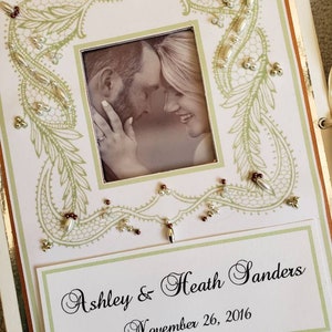 Personalized Wedding Photo Album, Wedding Album, Custom Photo Album ...