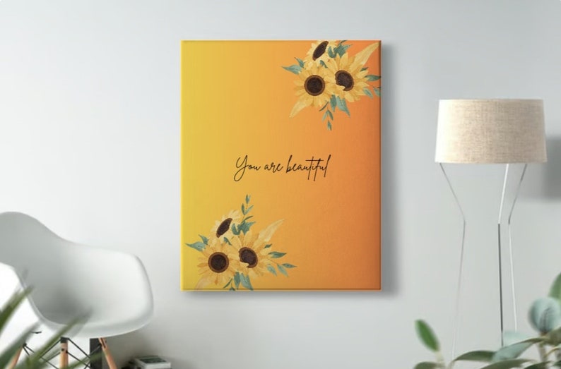 Poster, Picture, Motivation, Sunflower - Etsy