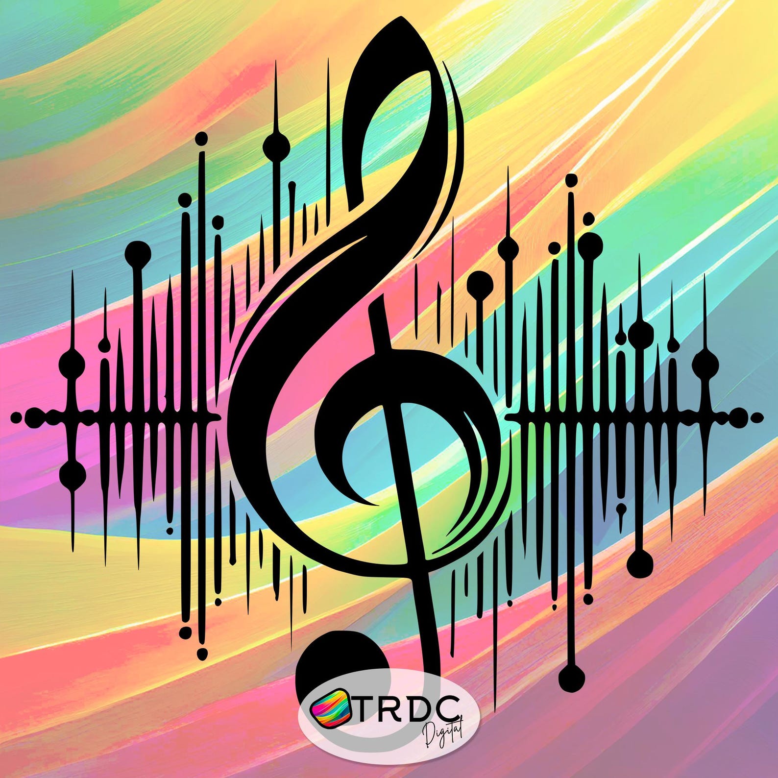 Treble Clef Heartbeat SVG Cricut, Silhouette Vinyl Digital Files, Music ...