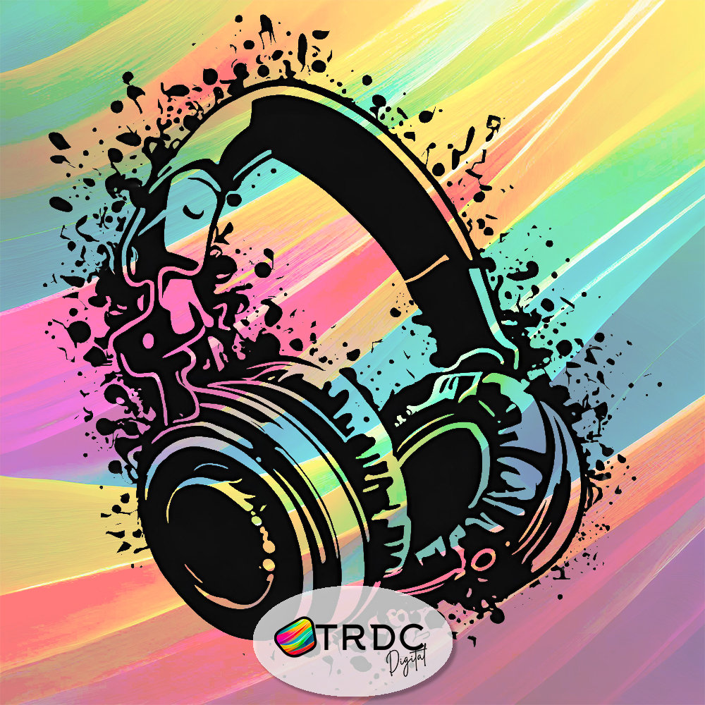 Headphones SVG - Intricate Weeding, Cricut, Silhouette, Vinyl, Digital ...